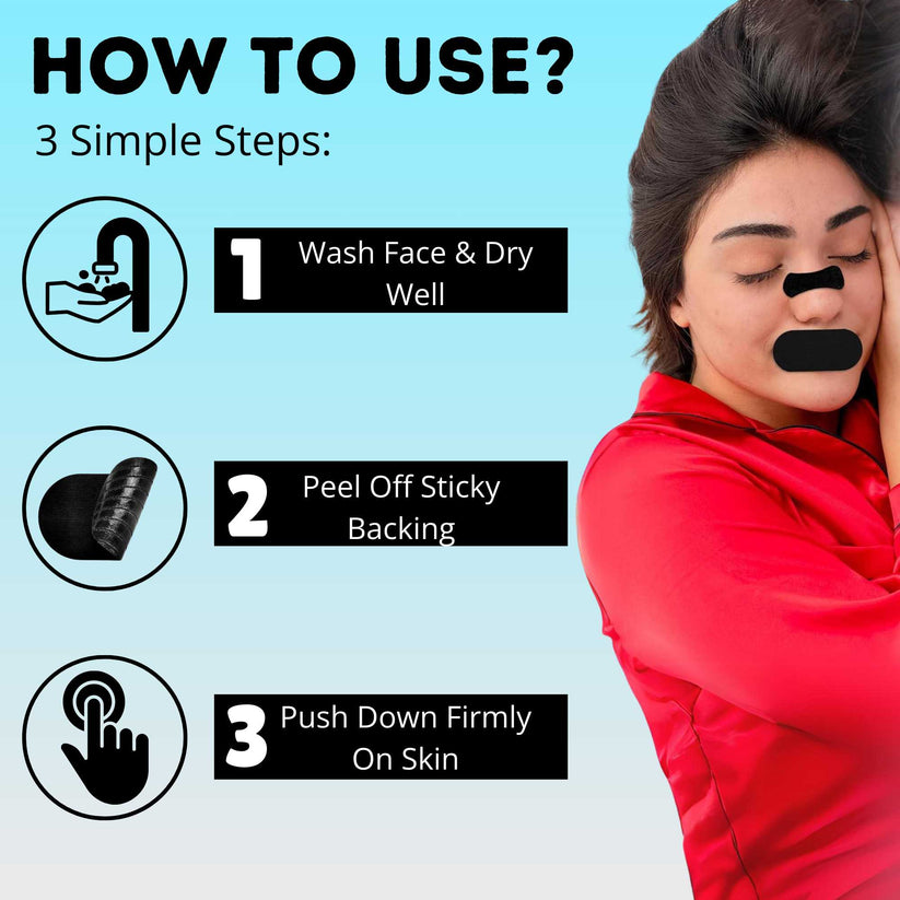 Mouth Tape & Nasal Strips – The Ultimate Bundle (62 Tapes) – Deep Sleep